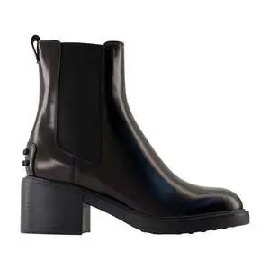TOD'S Leather Ankle Boots