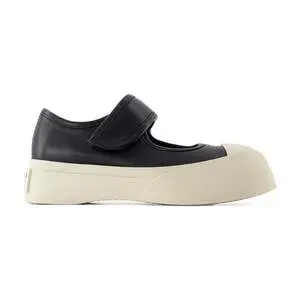 Marni Leather Mary Jane Sneakers