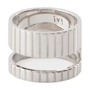 IVI Slot Ring Core In Rhodium - Gold