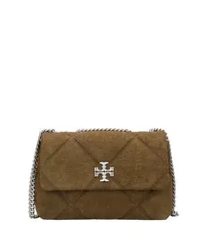 Tory Burch Suede And Nappa Leather Shoulder Bag