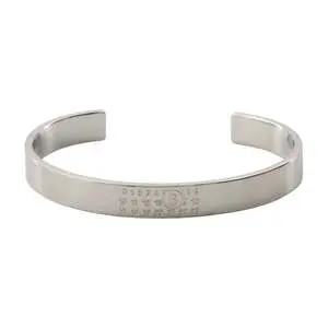 MAISON MARGIELA Metal Cuff Bracelet - Silver