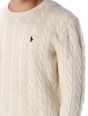 Polo Ralph Lauren Cable-knit Jumper - White