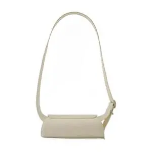 JIL SANDER Cannolo Mini Leather Purse - White