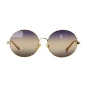 Chloé Ch0281s Round Sunglasses - Gold
