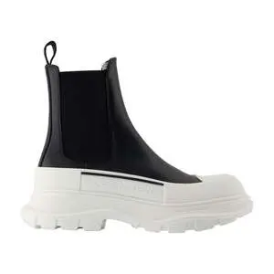 Alexander McQueen High Rubber Ankle Boots