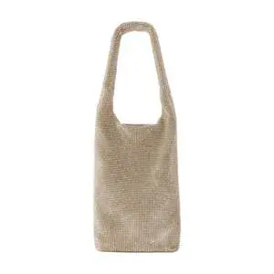 Kara Crystal Mesh Wine Cooler Shoulder Bag