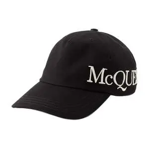 Alexander McQueen Oversized Cap - Black