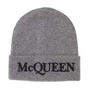 Alexander McQueen Cashmere Cap - Black