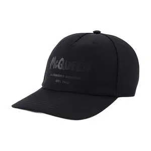 Alexander Mcqueen Curved Hats For Men