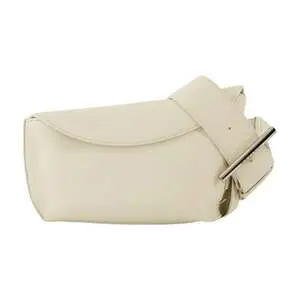 Alexander McQueen Leather Sling Bag - Beige