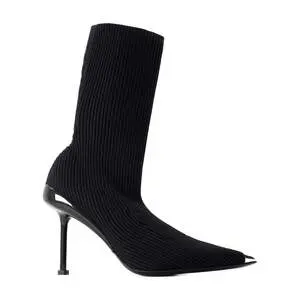 Alexander McQueen Pointed Toe Ankle Boots