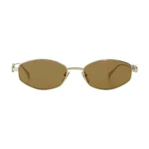 Gucci Gg1802s Metal Sunglasses - Gold