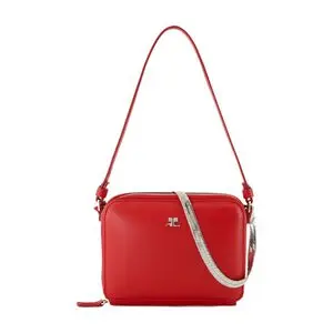 COURREGES Cloud Chained Leather Purse