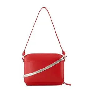 COURREGES Cloud Chained Leather Purse