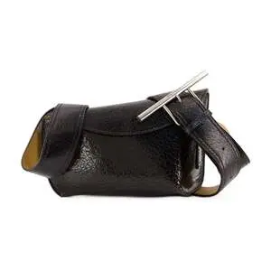Alexander McQueen Leather Sling Bag - Black