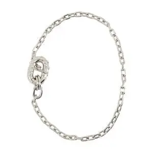 Rabanne Aluminum Chain Necklace - Silver
