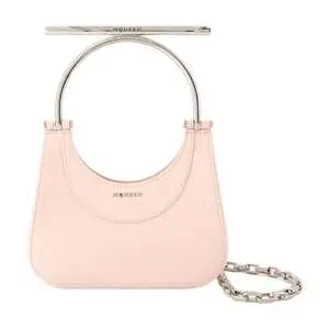 Alexander McQueen Mini Cross Bar Leather Purse - Pink
