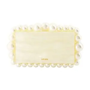 Cult Gaia Eos Clutch - White