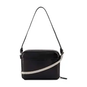 COURREGES Chained Naplack Leather Purse