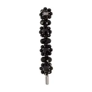 Simone Rocha Cristal Flower Barrette - Black