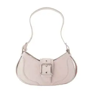 OSOI Hobo Brocle Leather Shoulder Bag - Pink