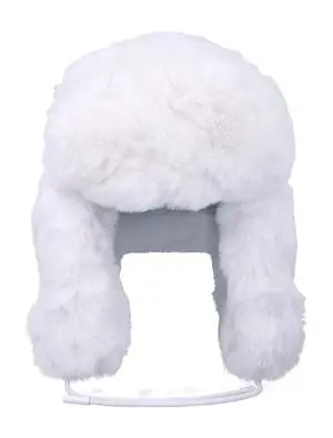 Goldbergh Fur Trapper Hat - White