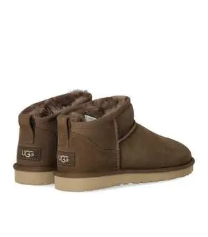 UGG Classic Ultra Mini Ankle Boots - Brown