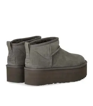 UGG Classic Ultra Mini Platform Boot - Grey