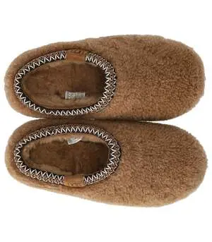 UGG Tasman Maxi Curly Slipper - Brown