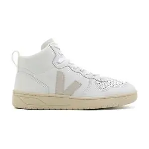 VEJA V-15 Leather High-top Sneakers