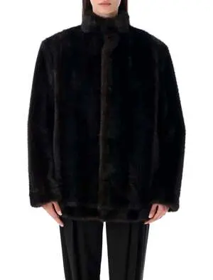 MAISON MARGIELA Faux Fur Jacket
