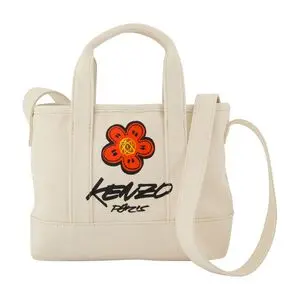 Kenzo Small Cotton Tote Bag - White