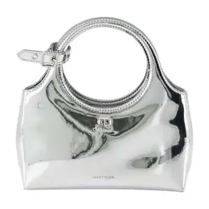 COURREGES Mini Holyday Mirror Purse - Silver
