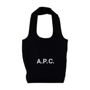 A.p.c. Ninon Small Shopper Bag - Black