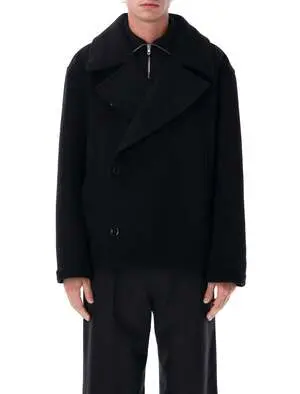 LEMAIRE Boxy Wool Pea Coat