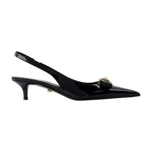 Versace Leather Slingback Pumps