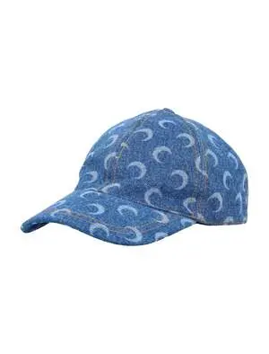 MARINE SERRE Moon Motif Baseball Cap - Blue