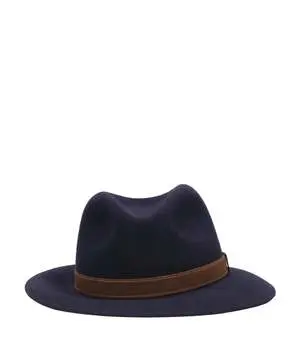 Borsalino Felt Fedora - Blueberry