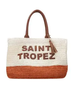 DE SIENA Raffia Tote
