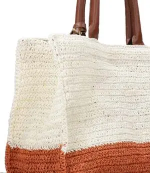 DE SIENA Raffia Tote