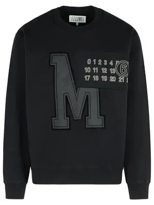 MAISON MARGIELA Cotton Sweatshirt - Black