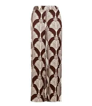 PENNY BLACK Patterned Wide-leg Trousers