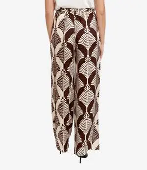 PENNY BLACK Patterned Wide-leg Trousers
