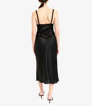 SEMICOUTURE Satin Midi Dress