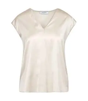 GRAN SASSO Silk Blend V-neck Top