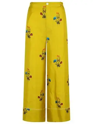 Marni Silk Wide Leg Pants