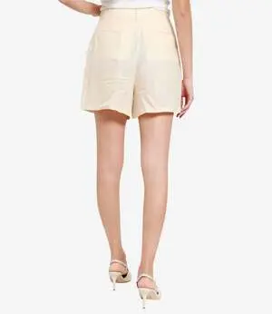 SEMICOUTURE Linen Shorts