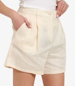 SEMICOUTURE Linen Shorts