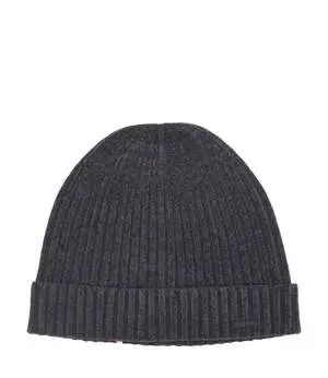 RRD Ribbed Velvet Effect Beanie - Grey