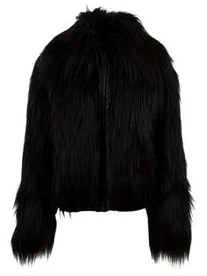 ANIYE BY Penny Faux Fur Bomber Jacket